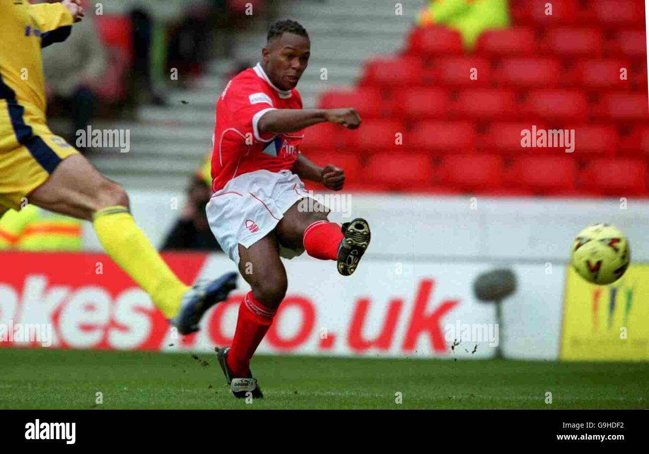 Nottingham forest new signing david johnson hi-res stock photography ...
