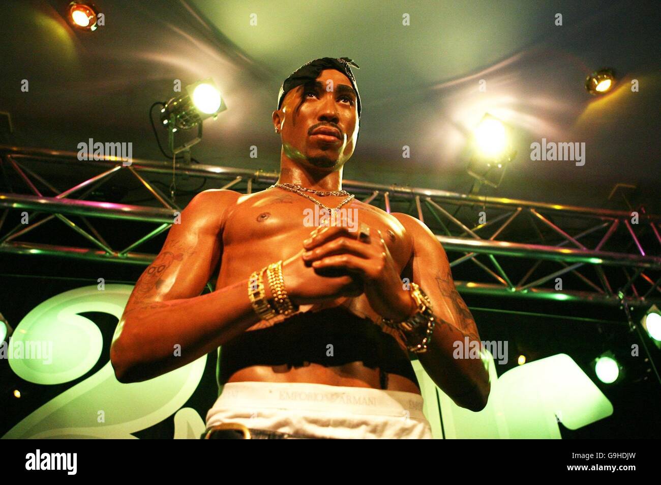 Tupac Shakur model unveiled at Tussauds Stock Photo - Alamy