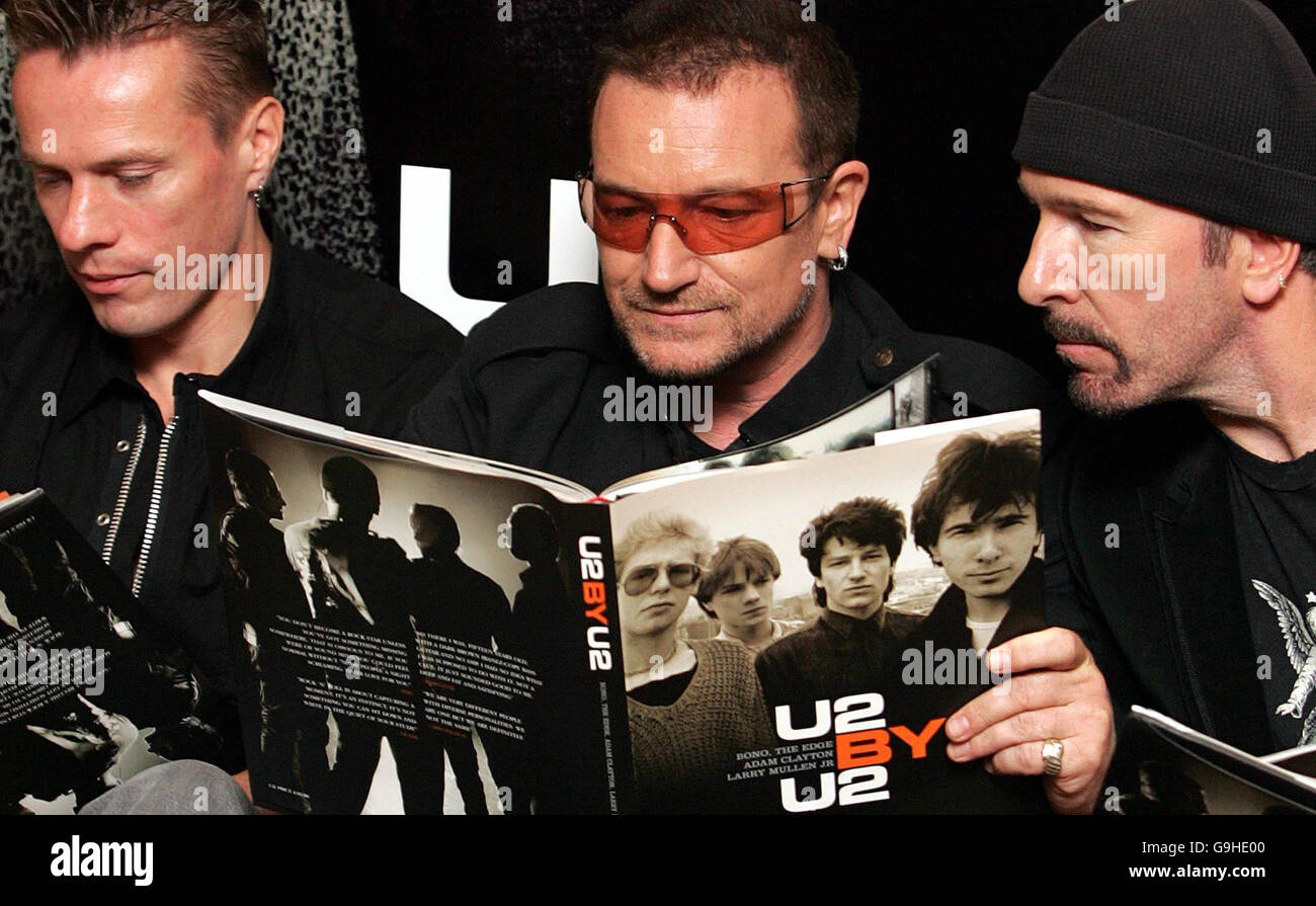 U2 book signing - U2 on U2 - London Stock Photo - Alamy