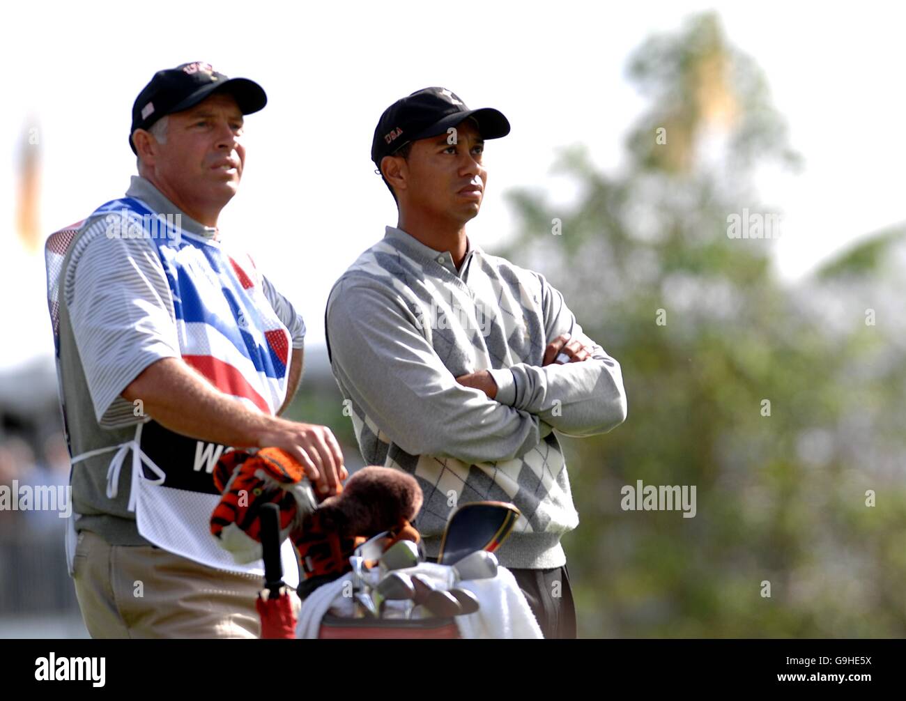 Tiger woods caddie steve williams hi-res stock photography and images ...