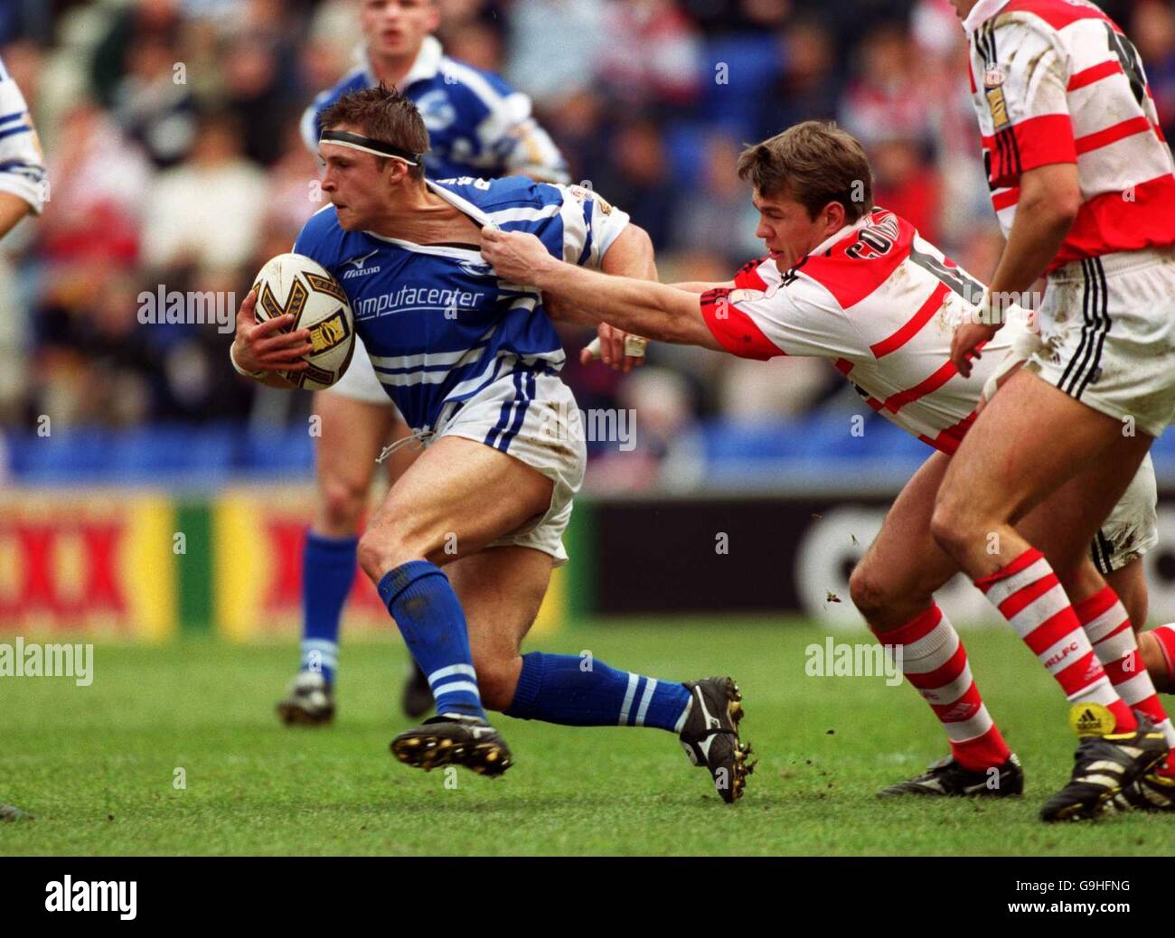 Sport rugby league action gary connolly hi-res stock photography and ...