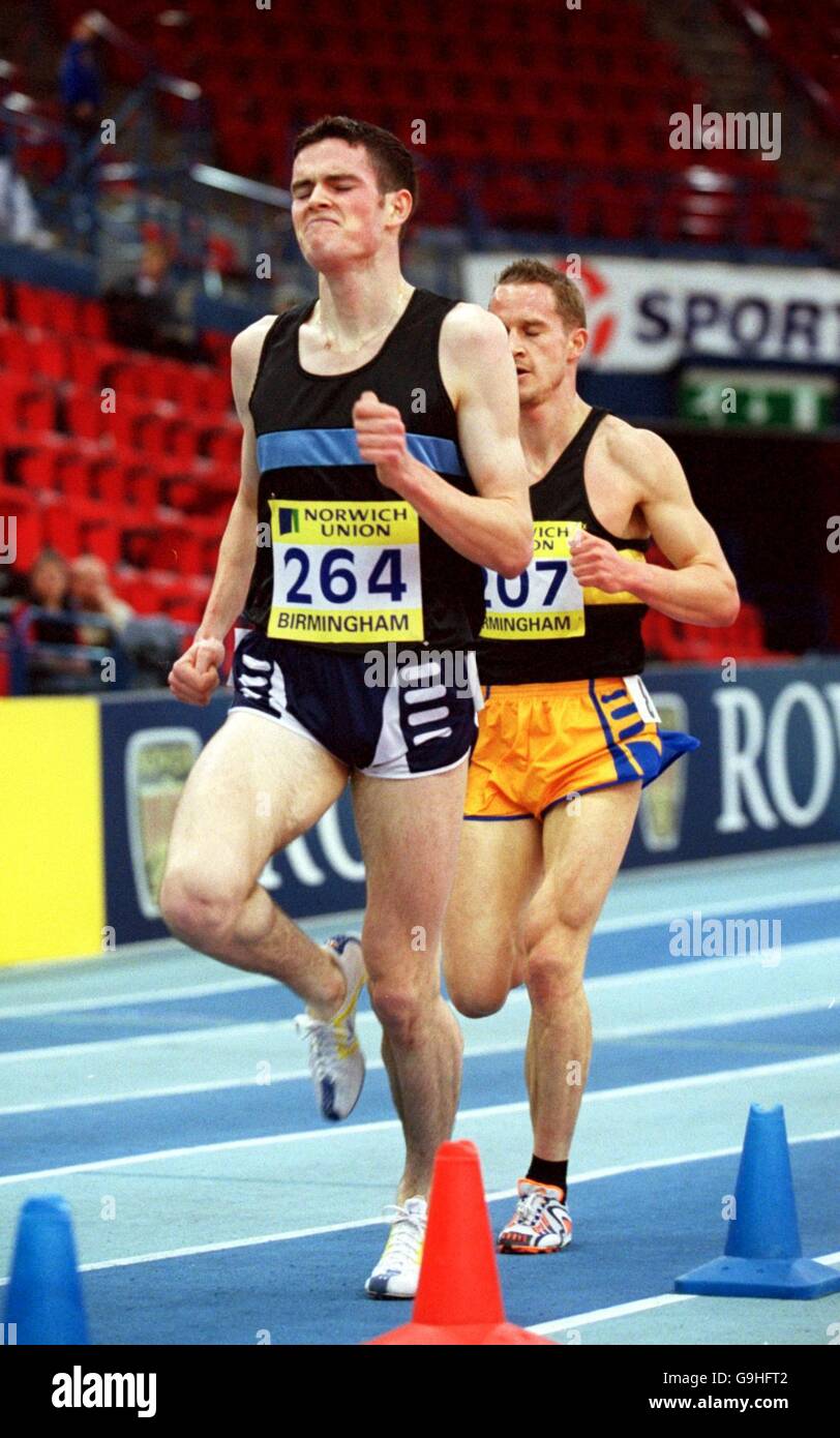 Athletics - Norwich Union Indoor Trials and AAA Championships Stock ...