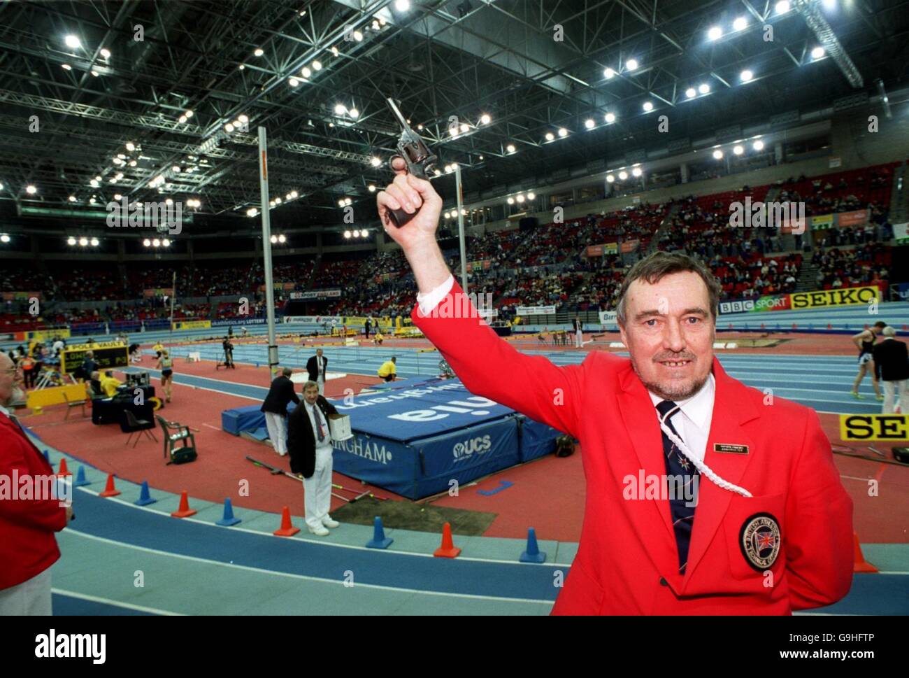 Athletics - Norwich Union Indoor Trials & AA Championships Stock Photo ...