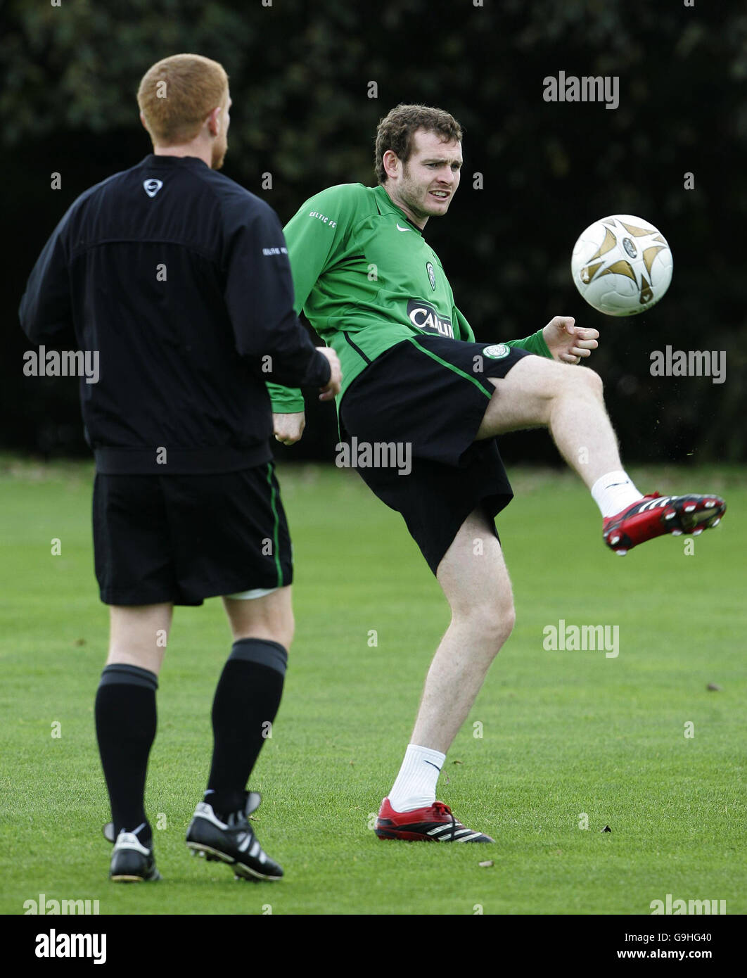 Celtic - Training - Barrowfield - Glasgow Stock Photo - Alamy