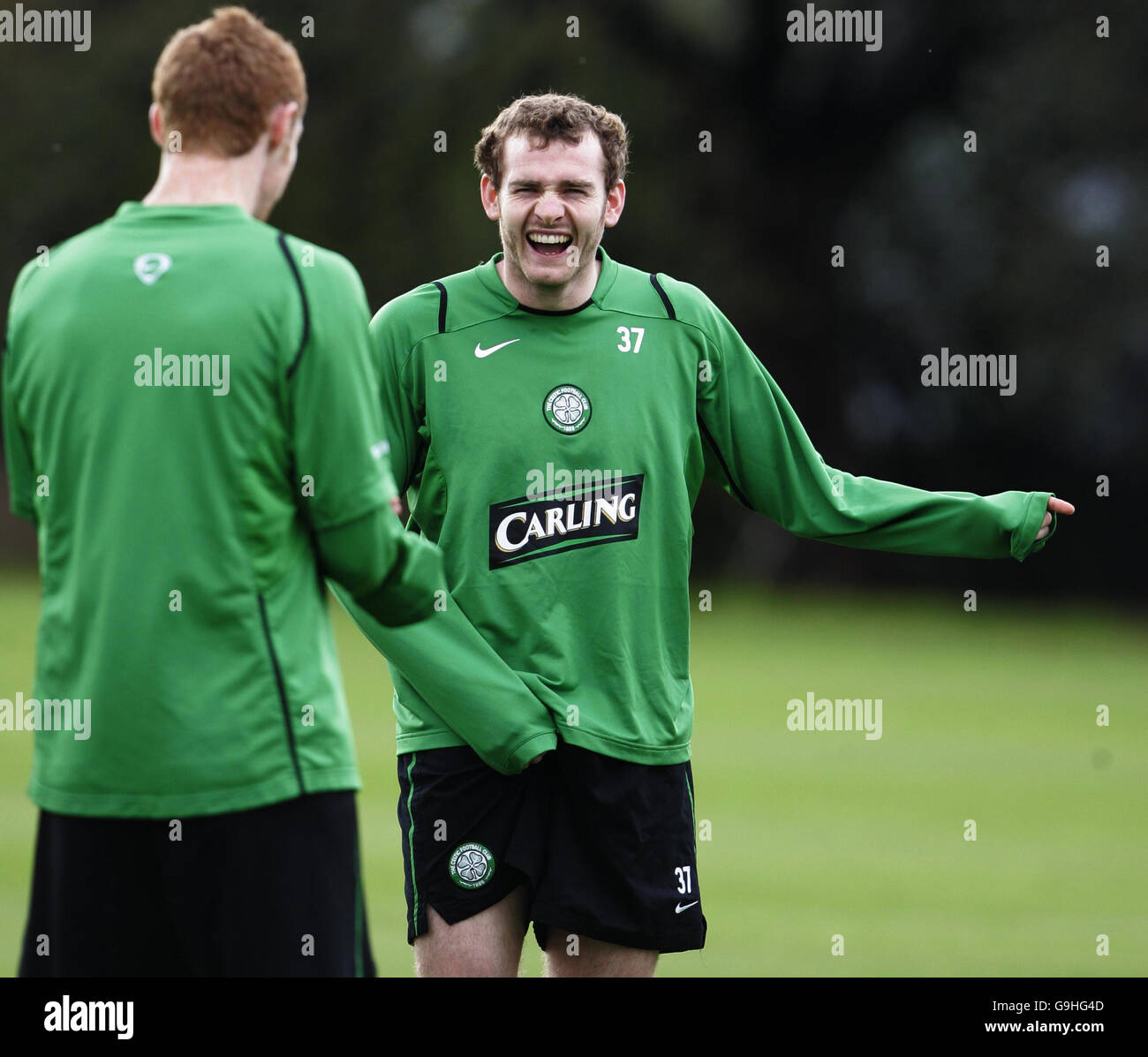 Celtic - Training - Barrowfield - Glasgow Stock Photo - Alamy