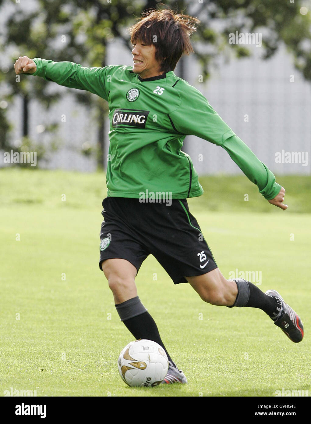 Celtic - Training - Barrowfield - Glasgow Stock Photo - Alamy