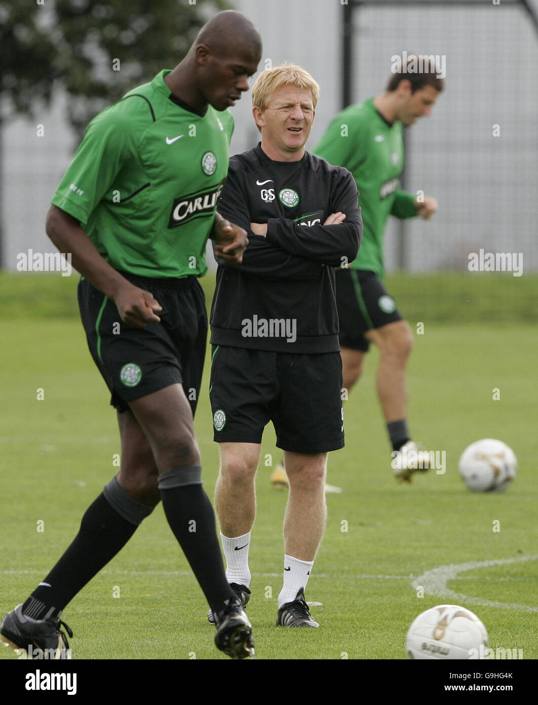 Celtic - Training - Barrowfield - Glasgow Stock Photo - Alamy