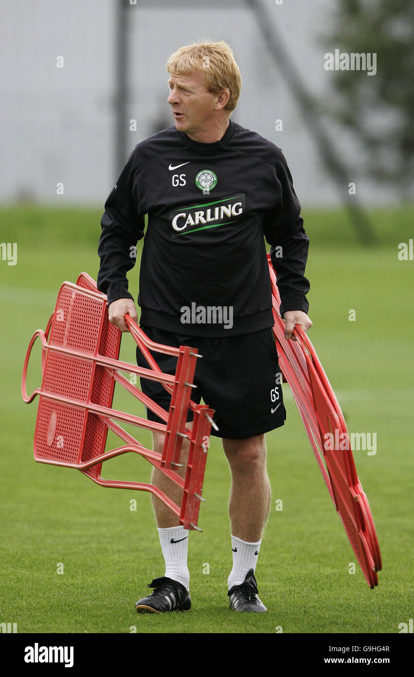 Celtic - Training - Barrowfield - Glasgow Stock Photo - Alamy