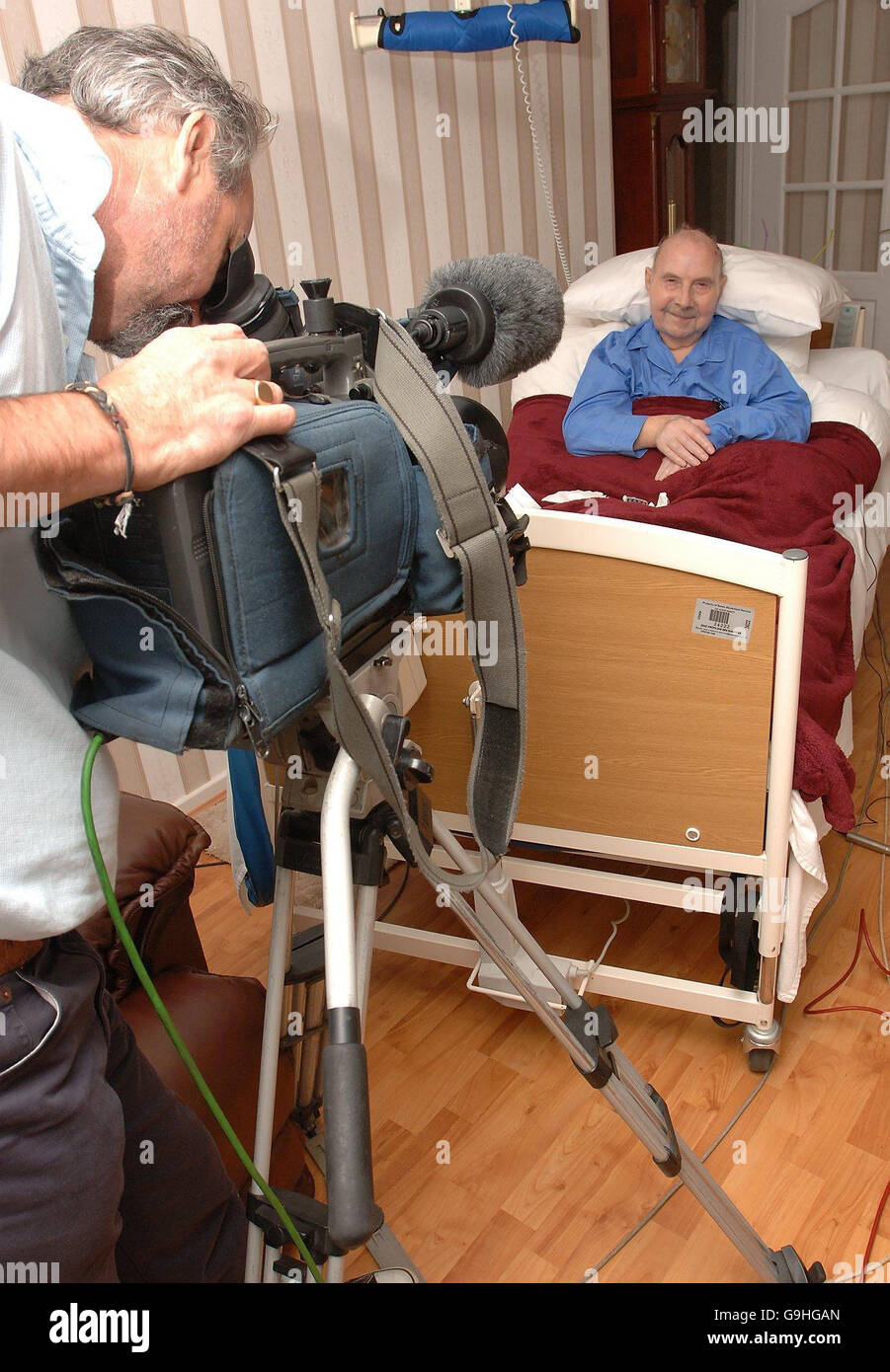 Live TV wedding broadcast Stock Photo - Alamy