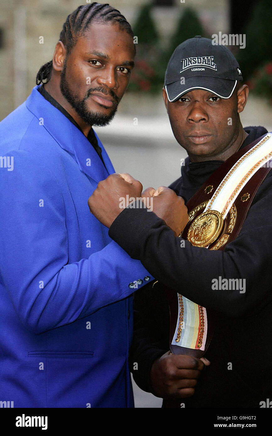 Boxing - Press conference - London Stock Photo - Alamy