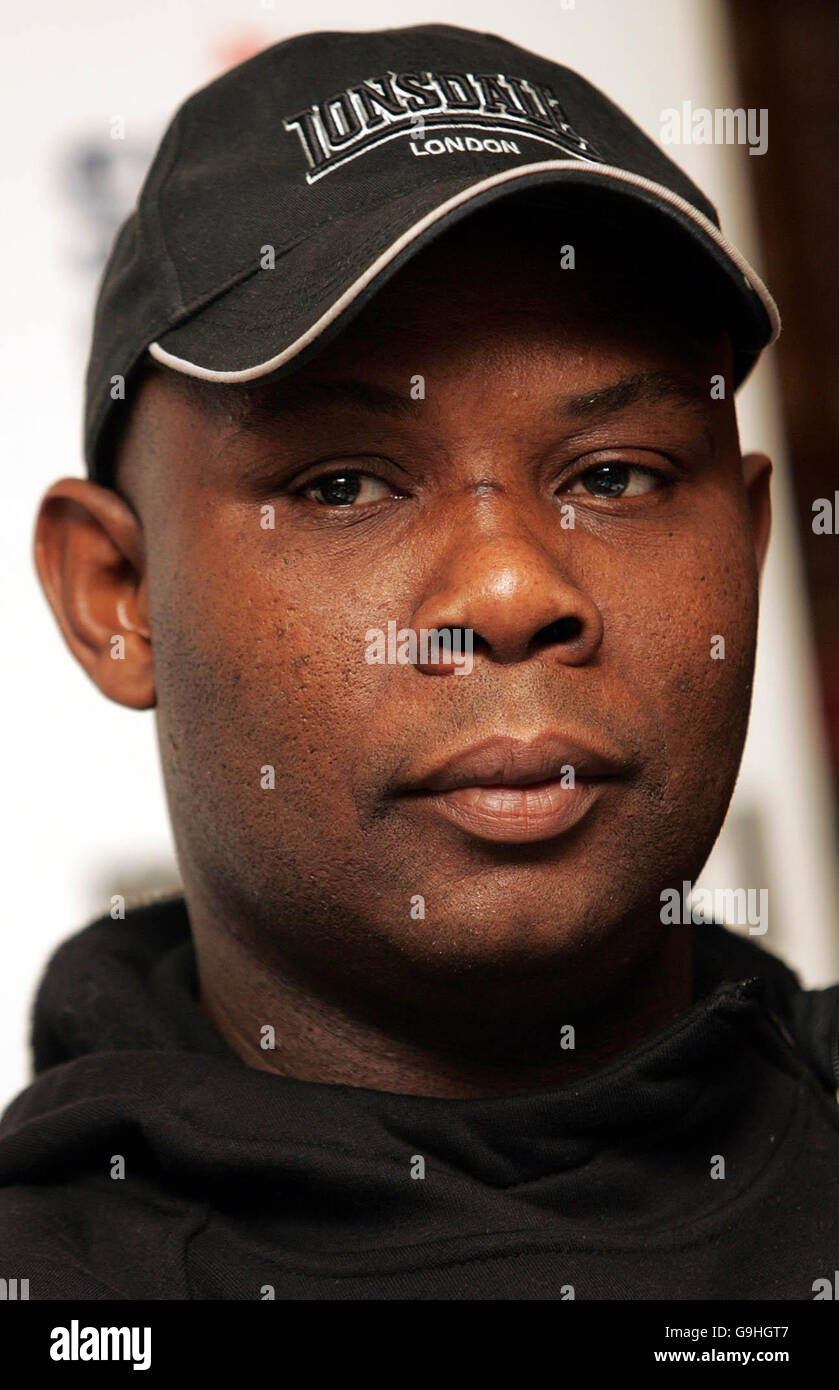 Pictured during a press conference at park lane hotel hi-res stock ...