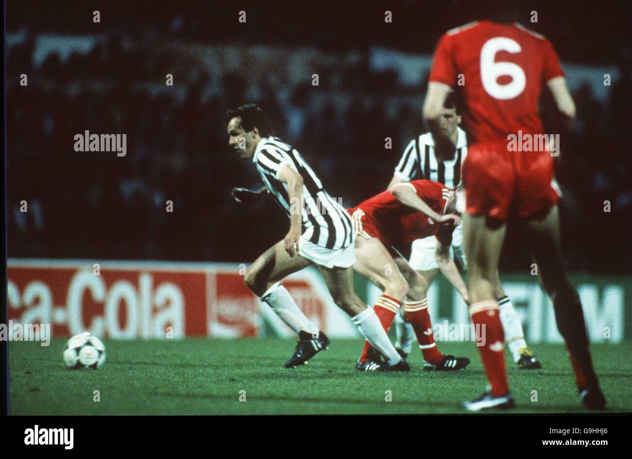 Soccer european cup final liverpool v juventus heysel stadium hi-res ...