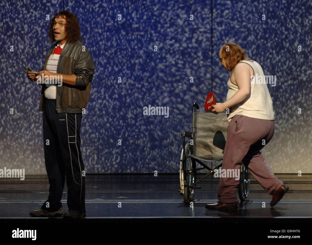 David Walliams (left) and Matt Lucas during a sketch for the Little ...