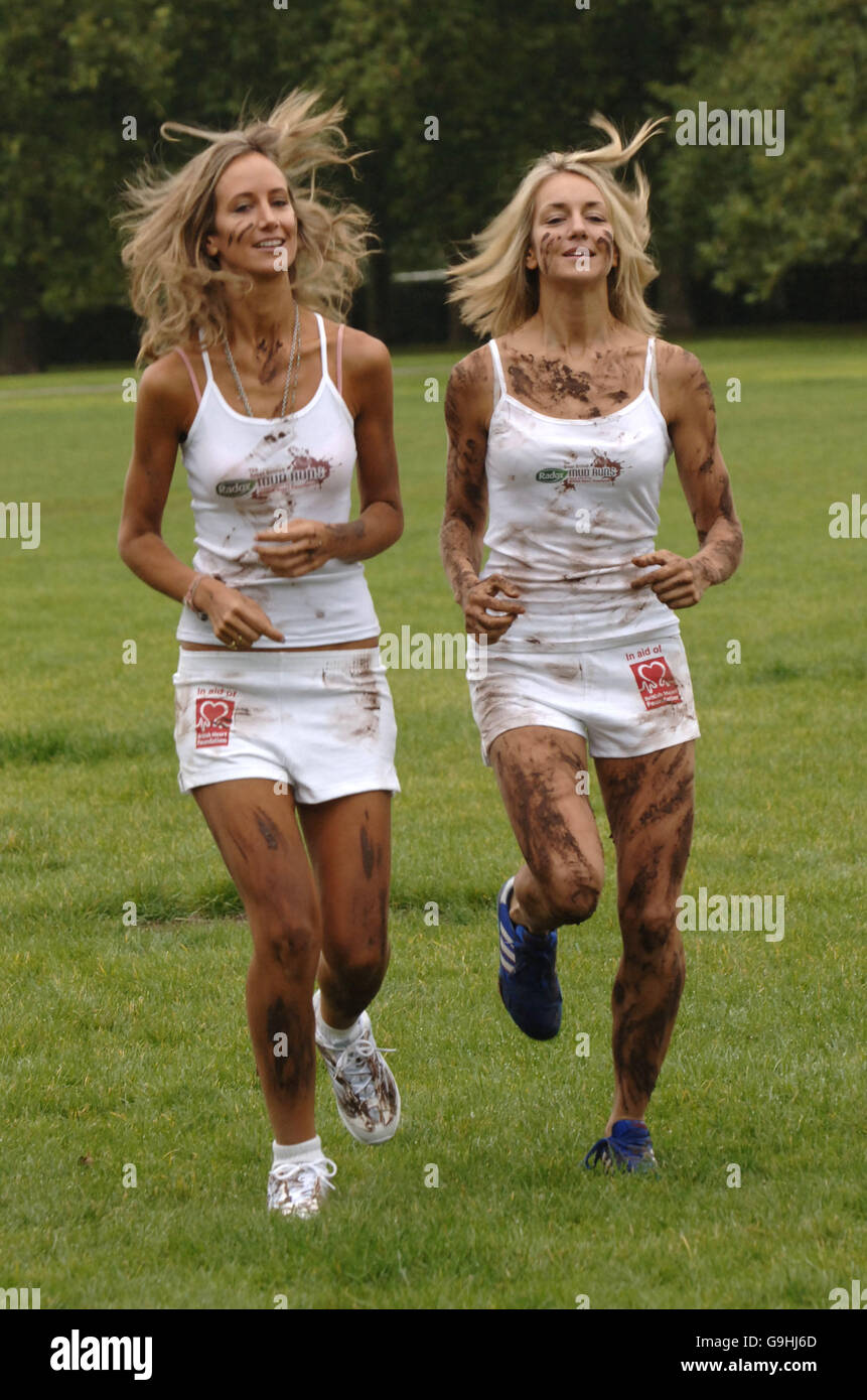 Lady isabella hervey right and lady victoria hervey sisters hi-res ...