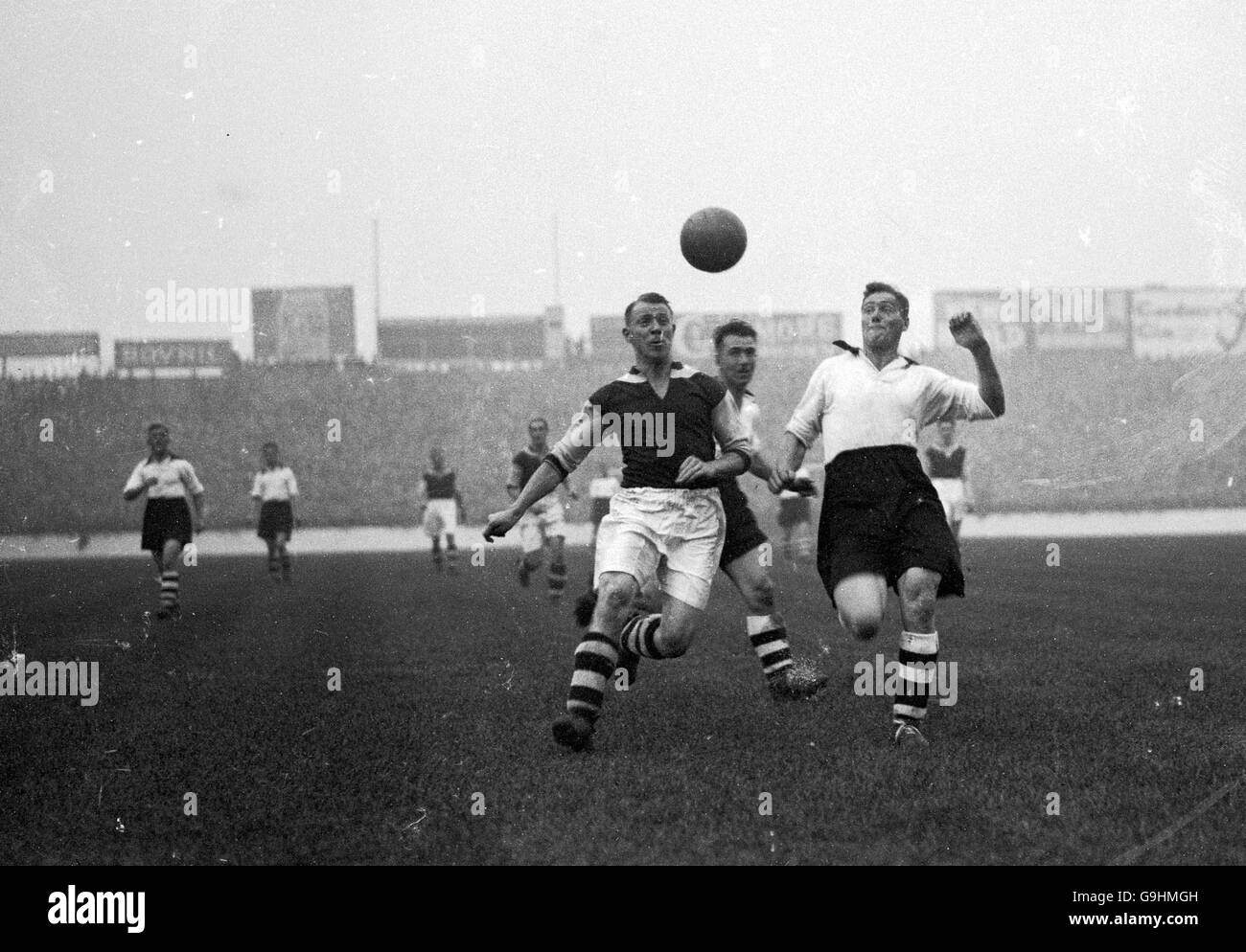 Football action chase Black and White Stock Photos & Images - Alamy