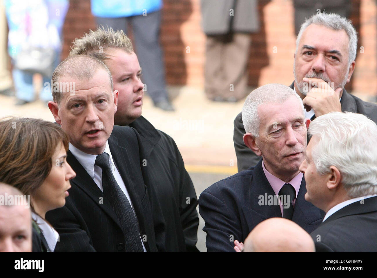 Paul Hunter funeral Stock Photo - Alamy