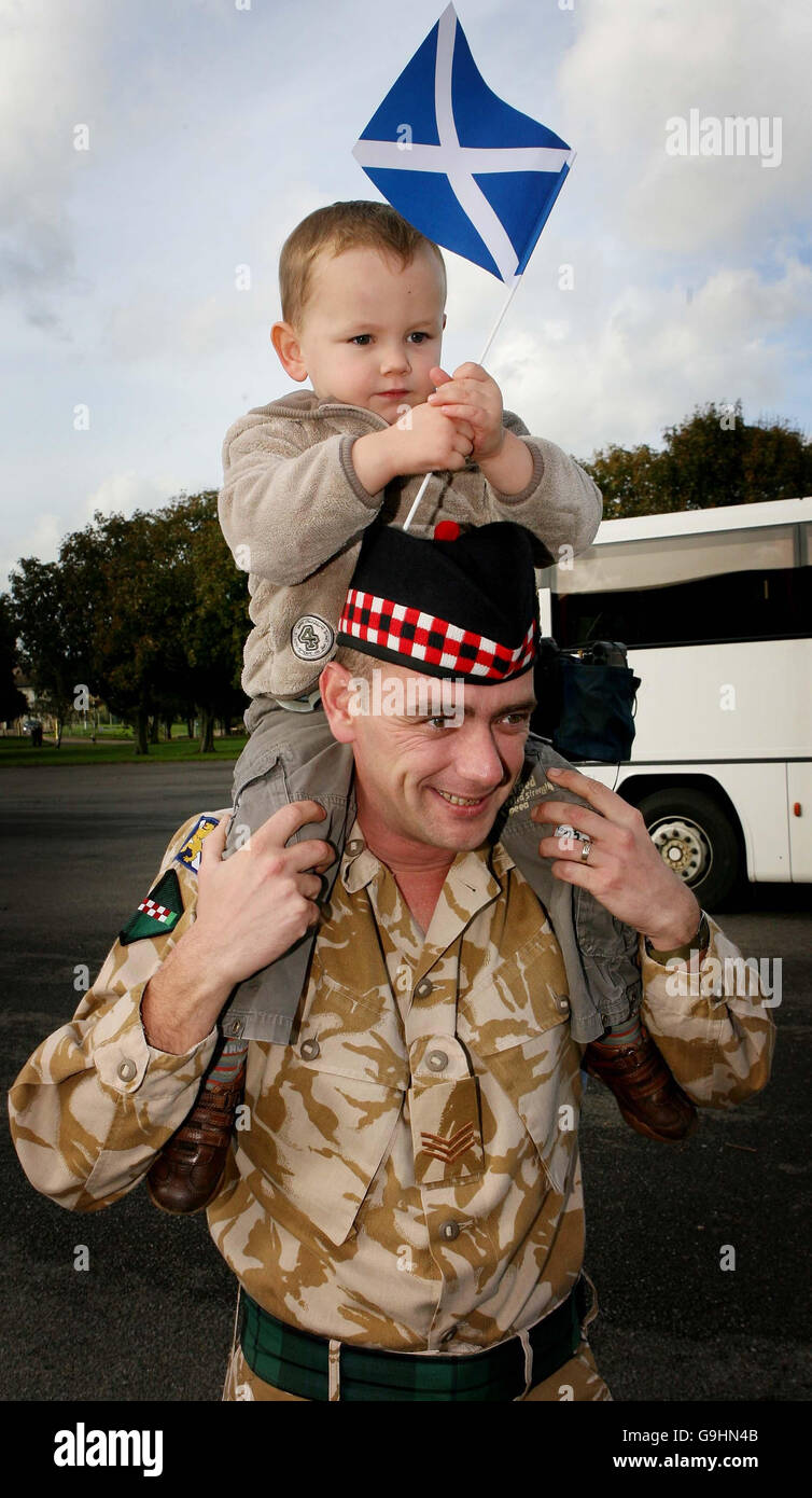Sgt gary howe argyll sutherland highlanders hi-res stock photography ...