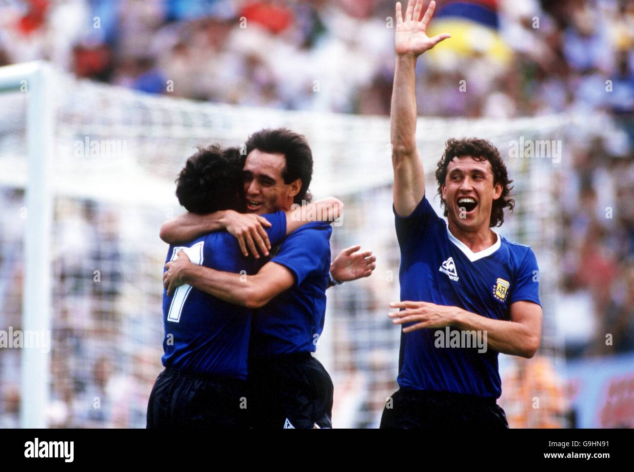 Soccer - World Cup Mexico 1986 - Second Round - Argentina v Uruguay ...