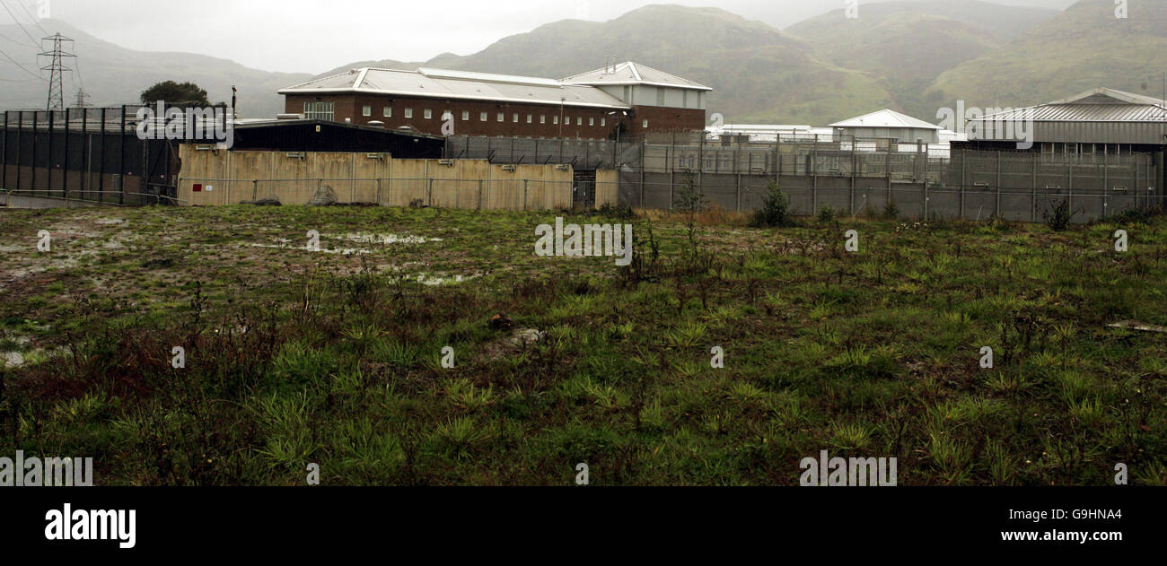 Glenochil prison. A general view of Glenochil prison in Glenochil. The ...