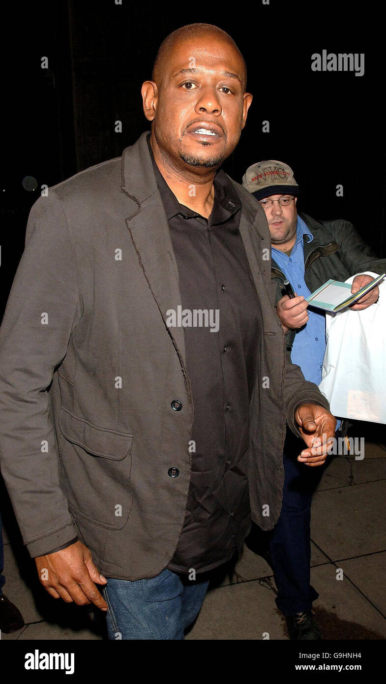 Forest Whitaker arrives at at the National Film Theatre, for a screen ...