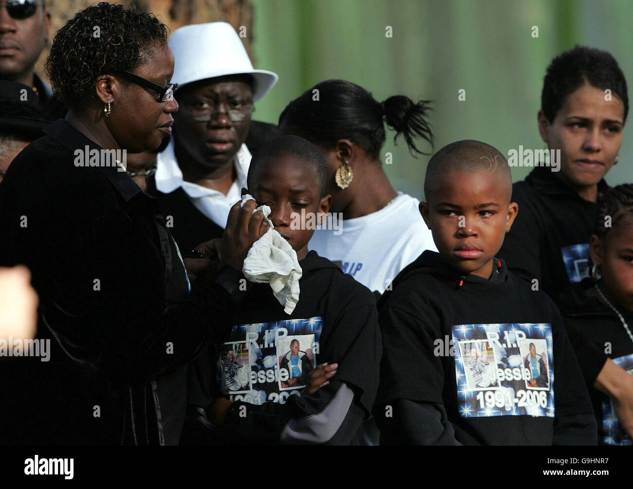 Funeral of Jessie James Stock Photo - Alamy
