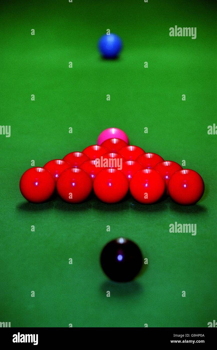 Snooker - Snooker. Snooker balls Stock Photo - Alamy