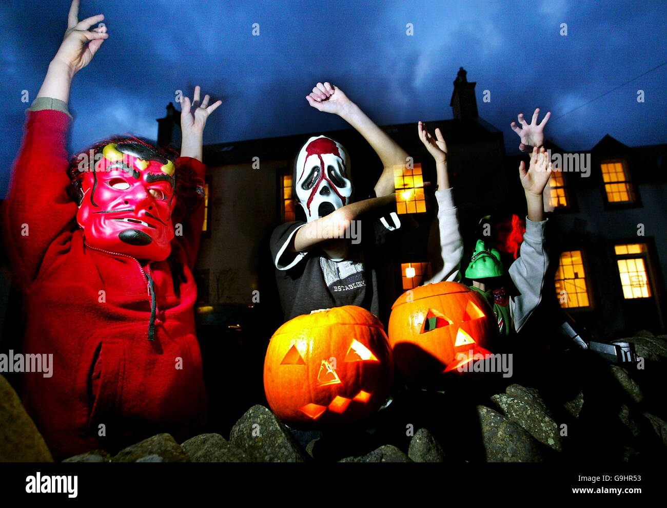 Customs and Traditions - Halloween Pumpkins Stock Photo - Alamy