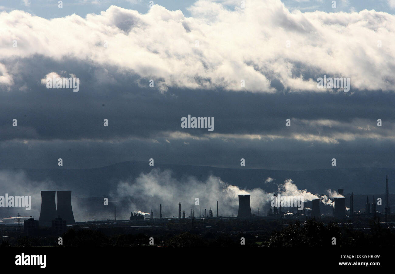 The Middlesbrough skyline. A top economist warned today that the world ...