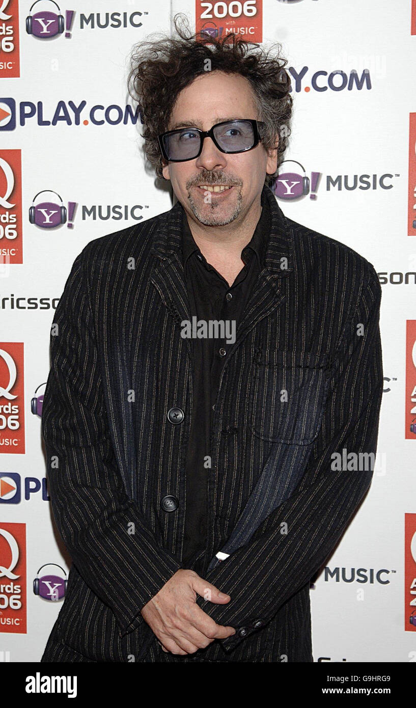 Tim Burton arrives for the Q Awards 2006, at the Grosvenor House Hotel ...
