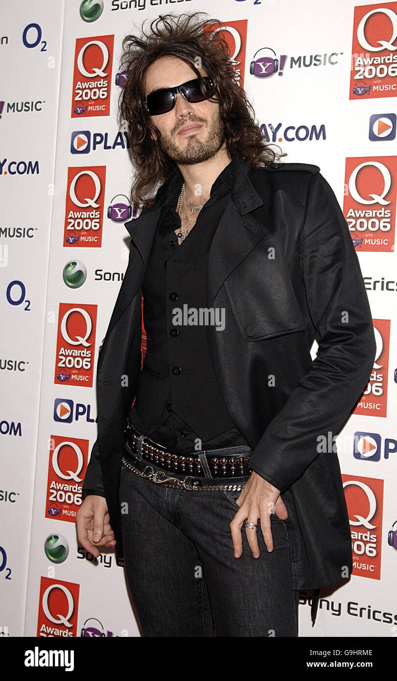 Russell Brand arrives for the Q Awards 2006, at the Grosvenor House ...