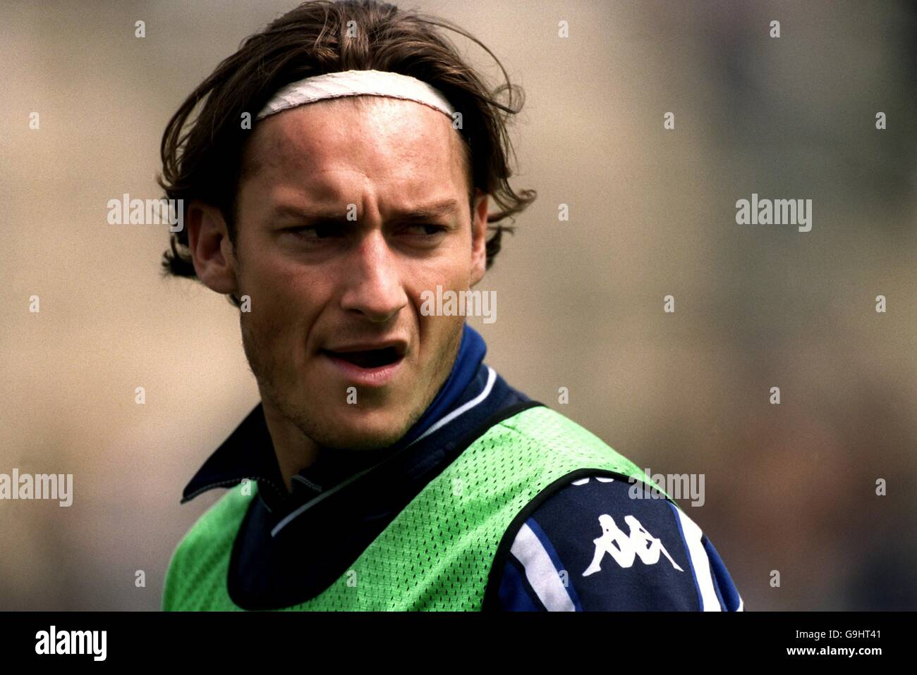 Soccer - Euro 2000 - Italy Training. Francesco Totti, Italy Stock Photo ...