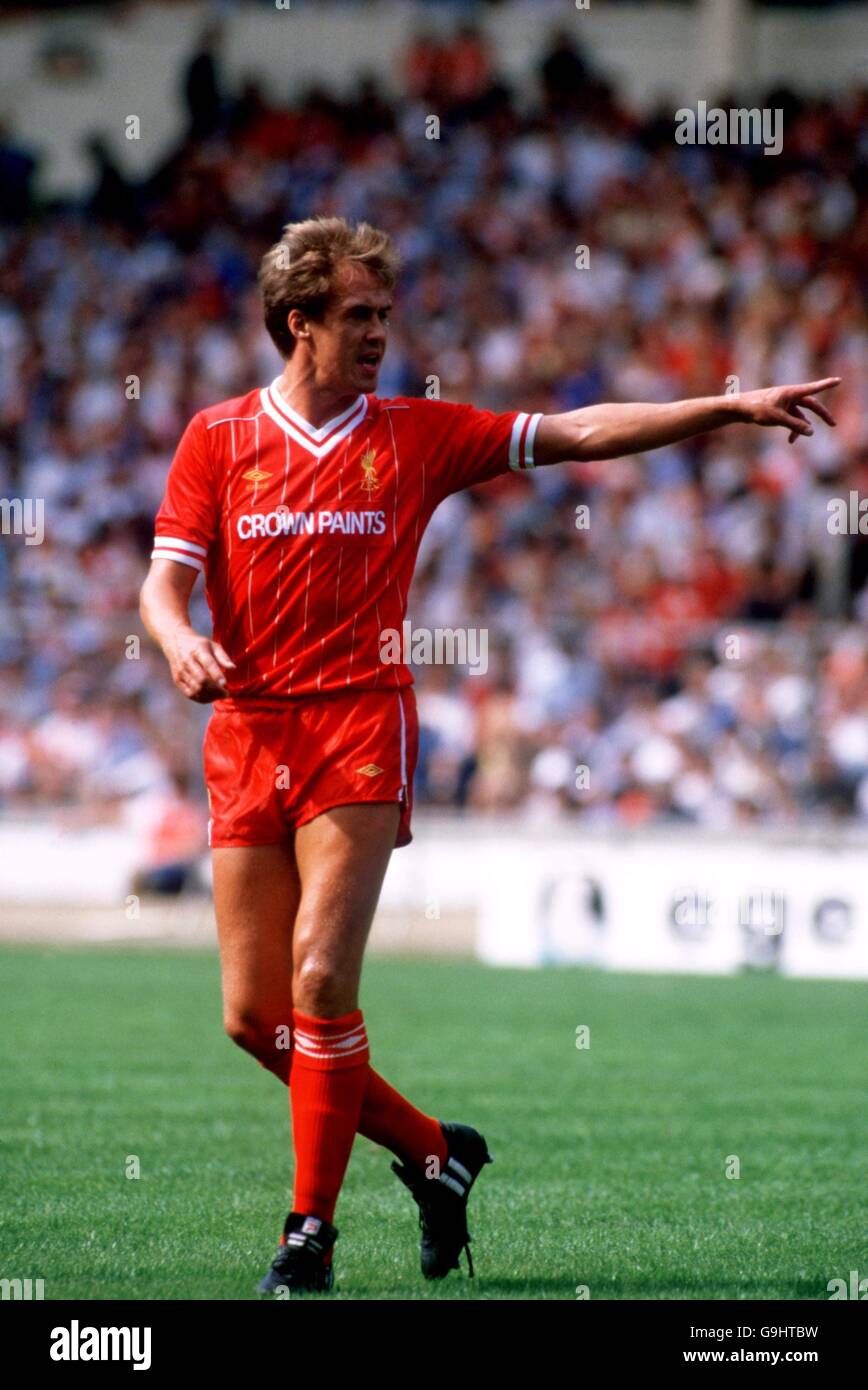 Soccer - Milk Cup Final - Liverpool v Everton. Phil Neal, Liverpool ...
