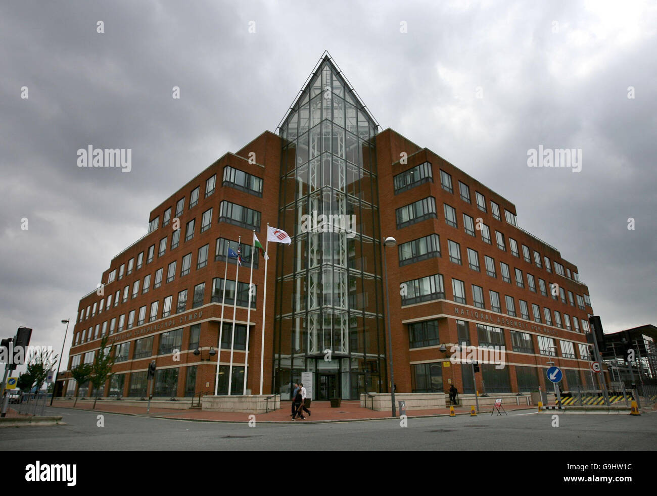the Welsh Assembly Stock Photo - Alamy