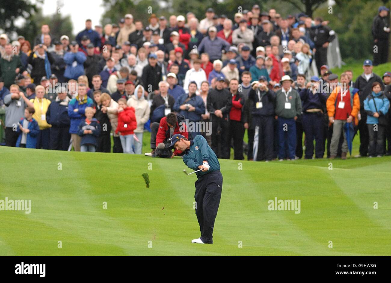 Golf - 36th Ryder Cup - Practice - The K Club. Europe's David Howell in ...