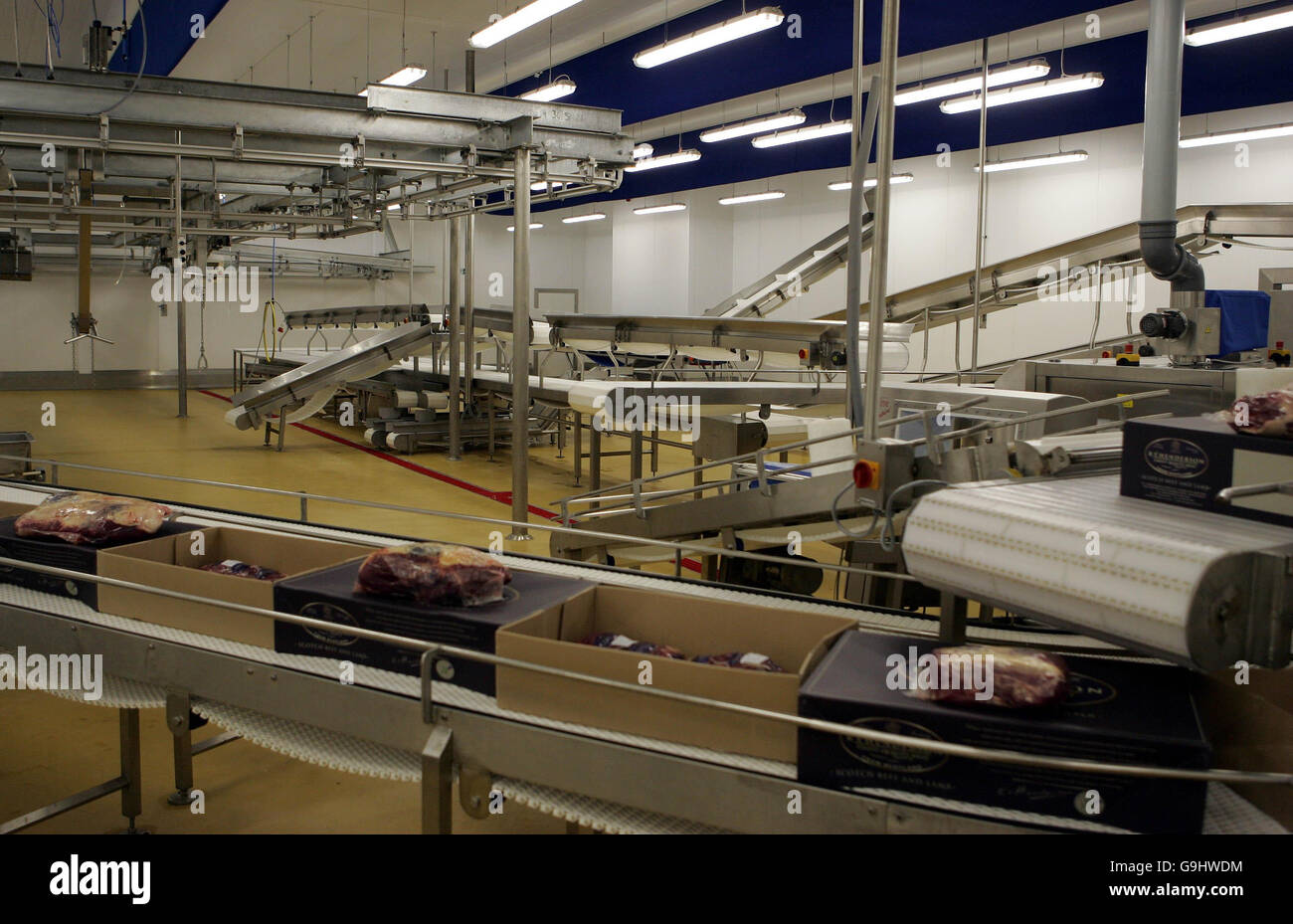 Generic stock picture of the boning room in the newly opened Lathallan ...