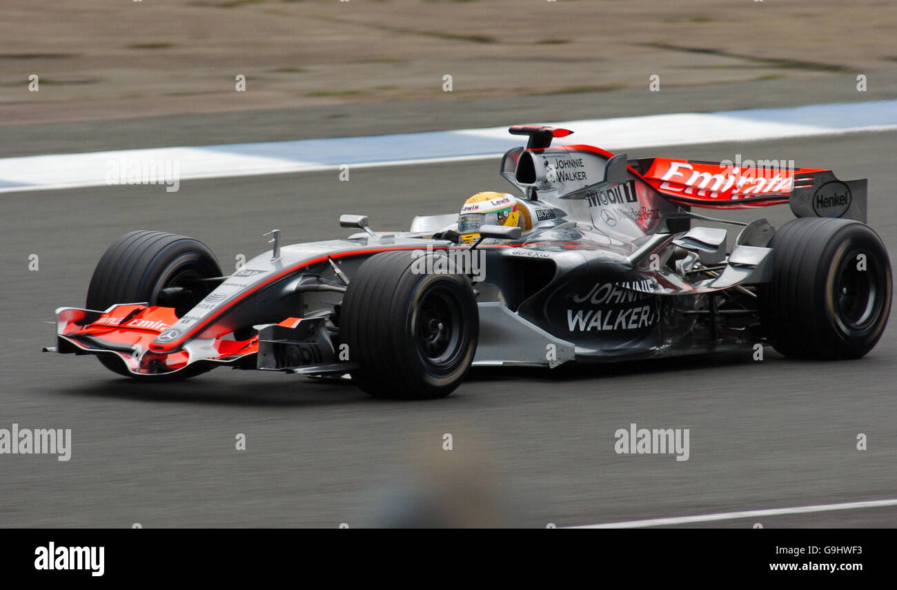 Formula One - Testing - Silverstone. Lewis Hamilton testing for McLaren ...