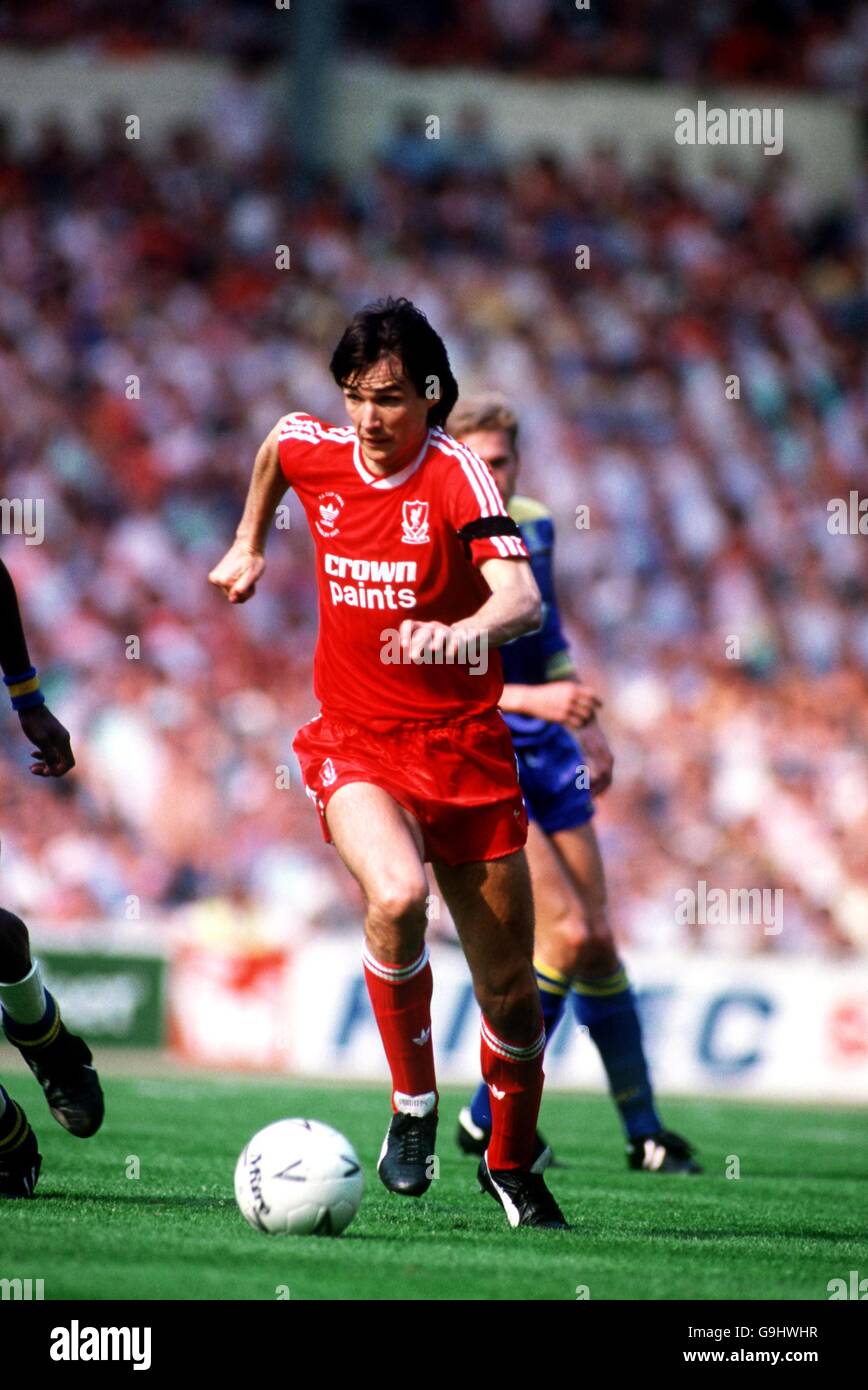 Soccer - FA Cup Final - Liverpool v Wimbledon. Alan Hansen, Liverpool ...