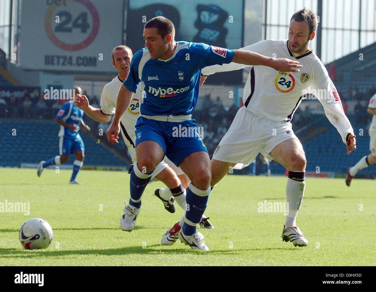 Soccer coca cola championship match leeds v birmingham hi-res stock ...