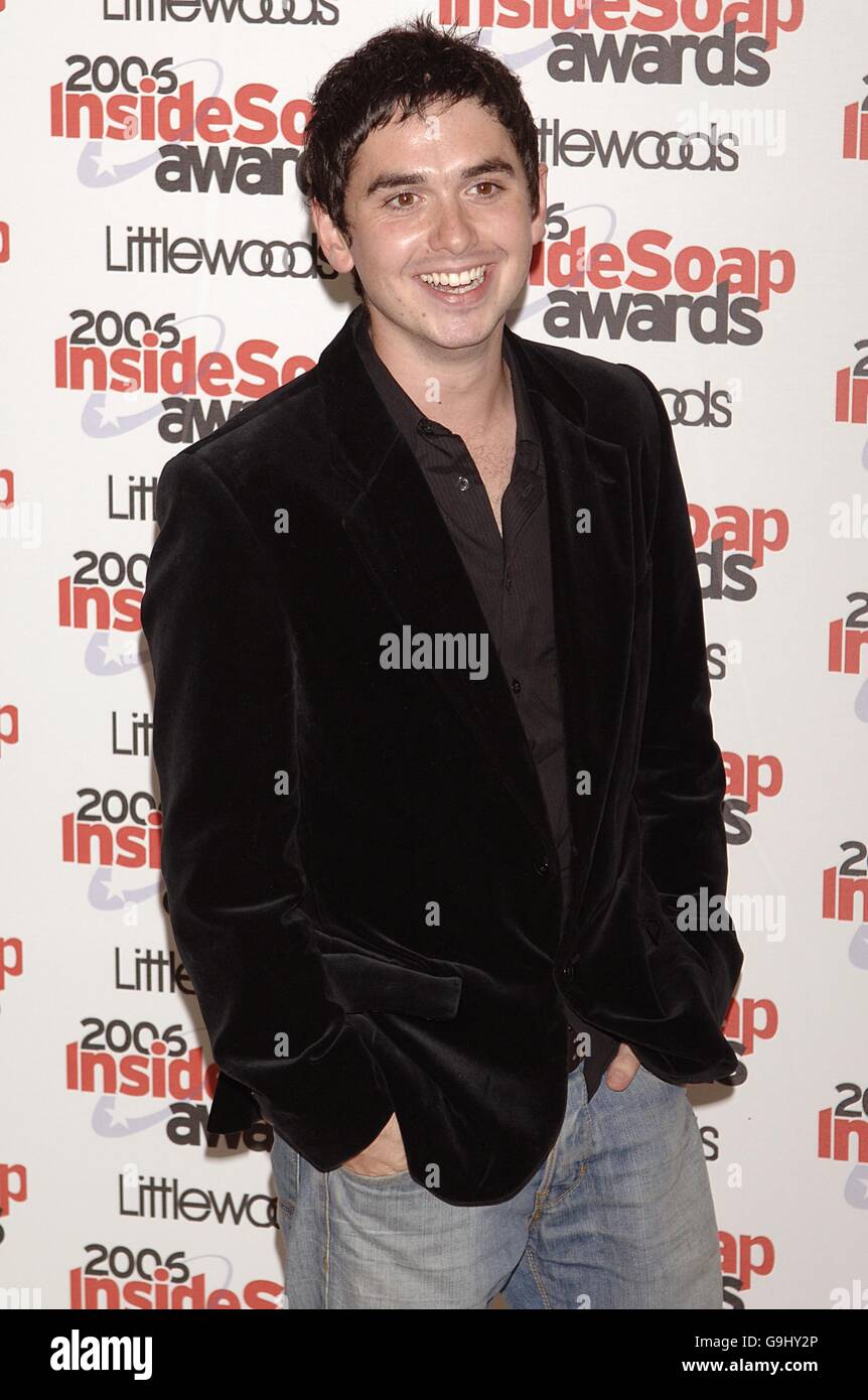 Inside Soap Awards 2006, Floridita. Alex Carter arrives for the Inside ...