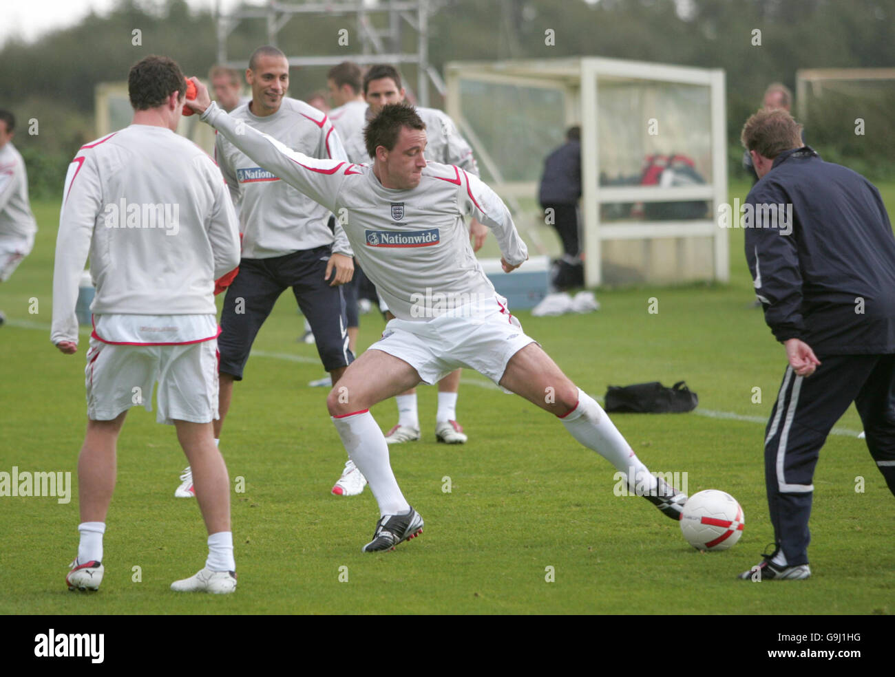 Soccer england training session hi-res stock photography and images - Alamy
