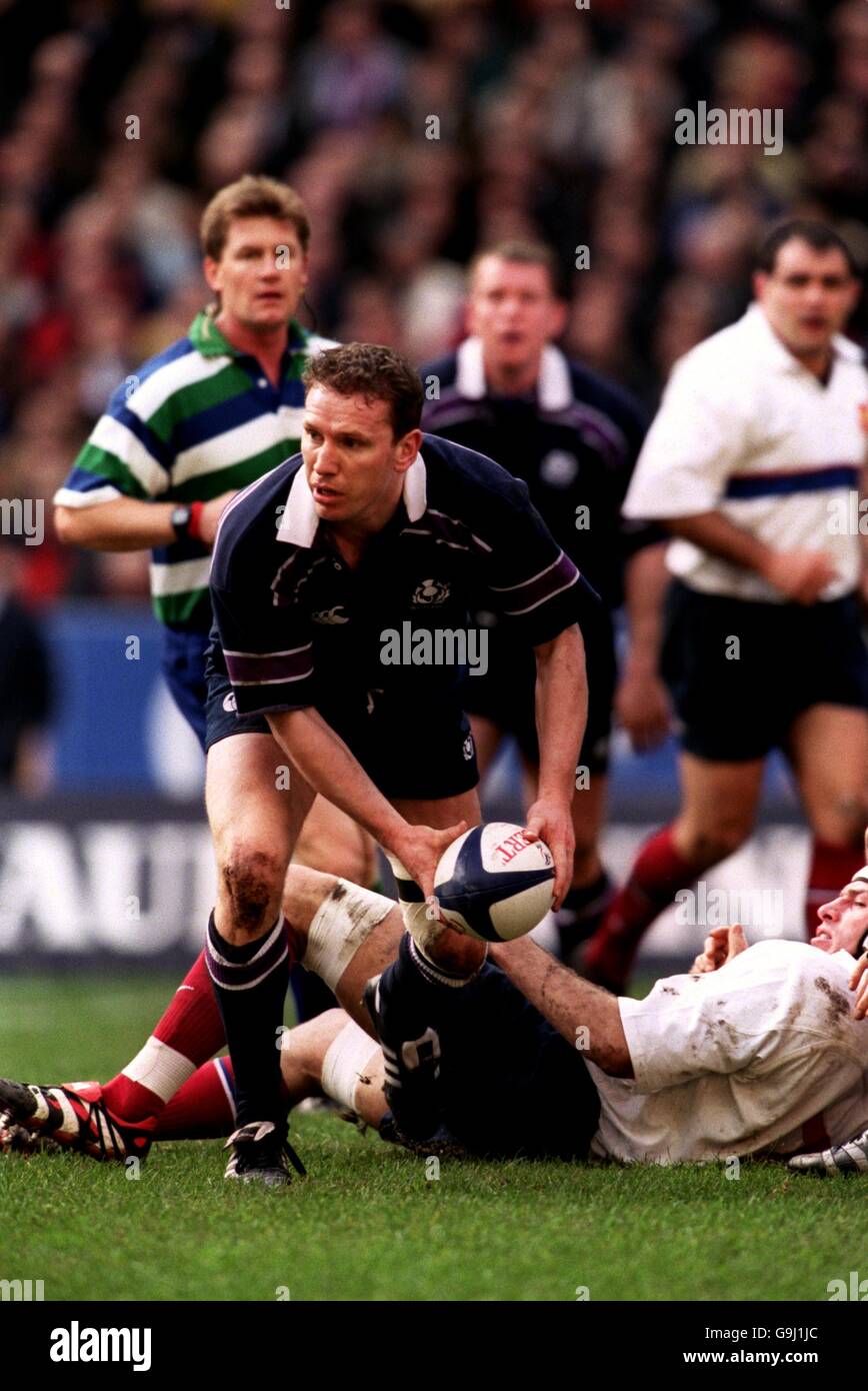 Scotland v france andy nicol hi-res stock photography and images - Alamy