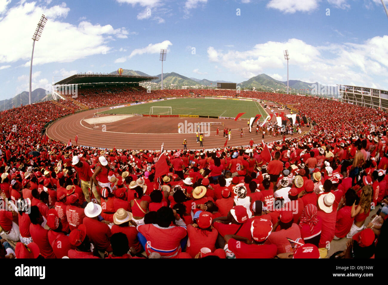Packed full of trinidad and tobago fans hi-res stock photography and ...