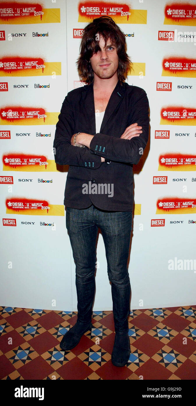 Jackson Scott arrives for the Diesel U-Music Awards at Shoreditch Town ...