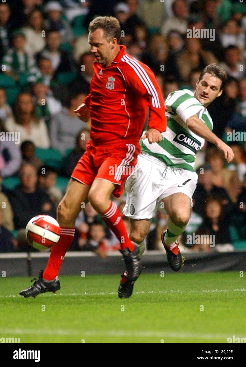During the charity match at celtic park hi-res stock photography and ...