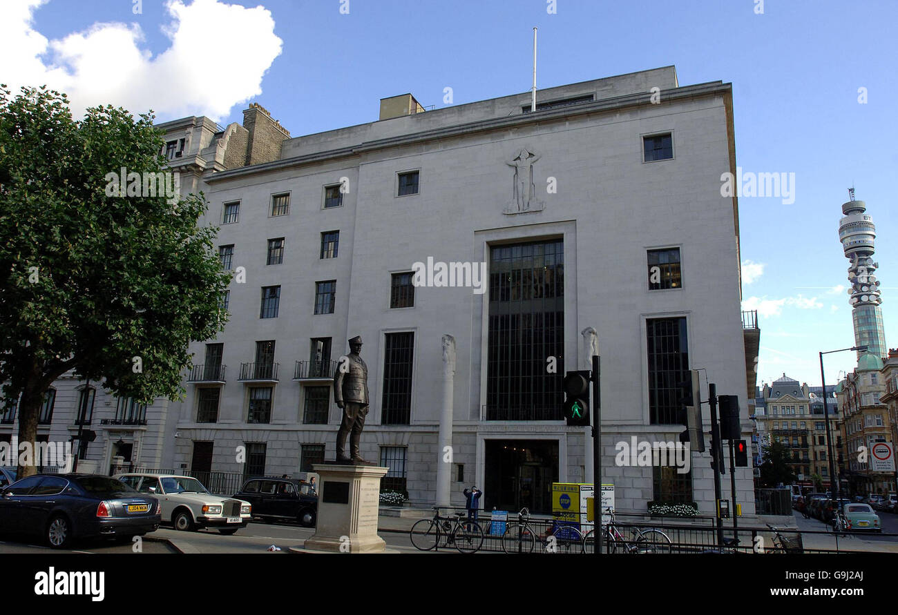 General view of The Royal Institute of British Architects building in ...