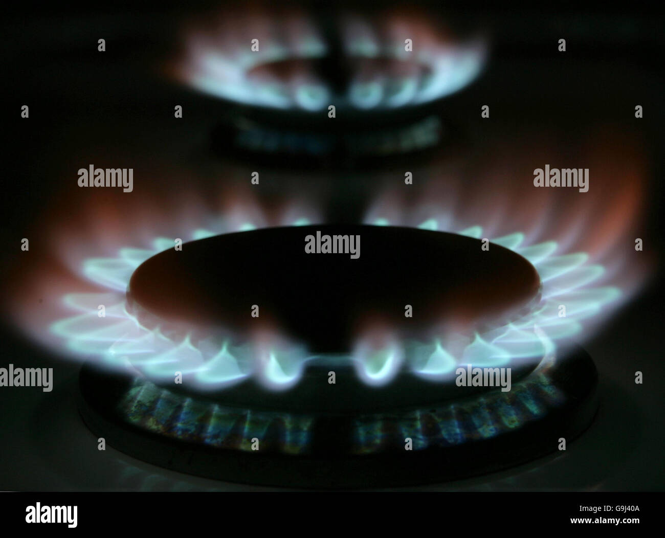 Generic stock image gas rings hi-res stock photography and images - Alamy