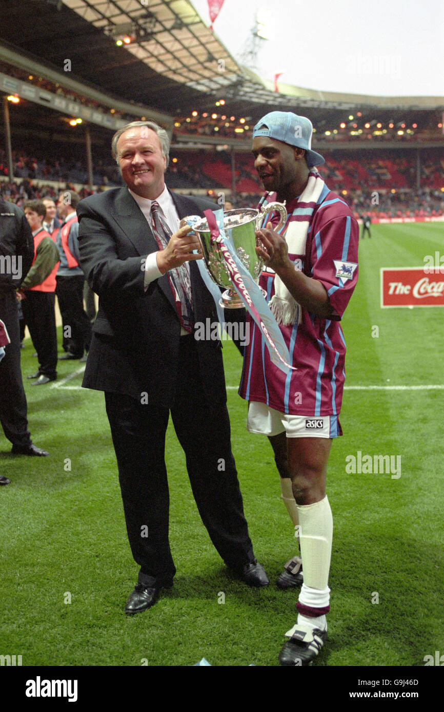 Celebration winners trophy colour football hi-res stock photography and ...