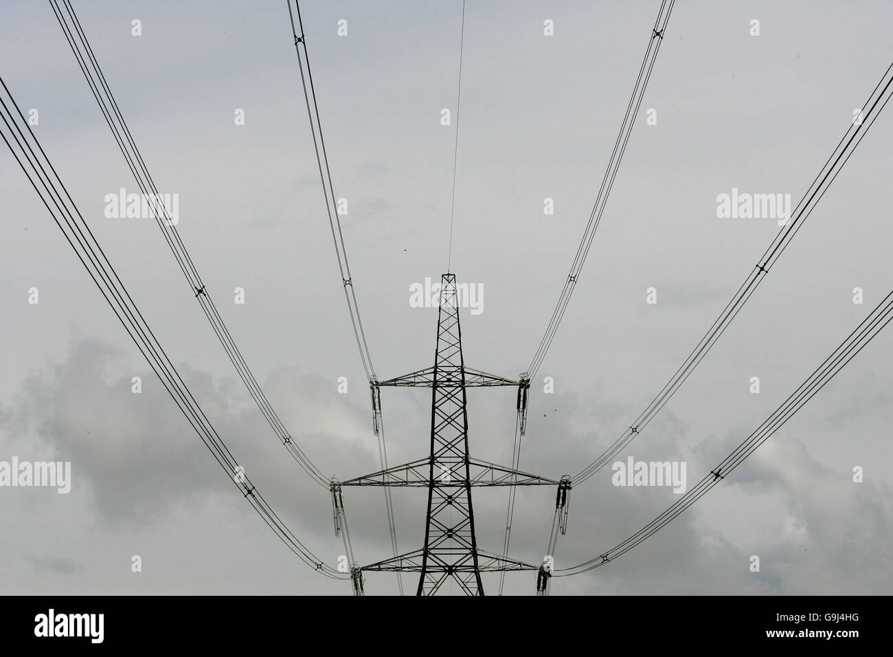 Power Lines - Scotland Stock Photo - Alamy