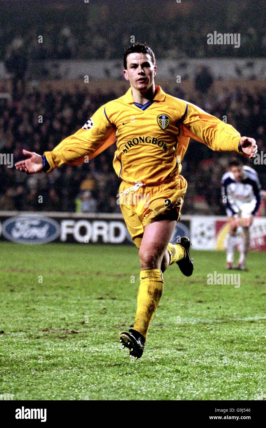 Ian Harte celebrates after scoring their 4th goal from the penalty spot ...