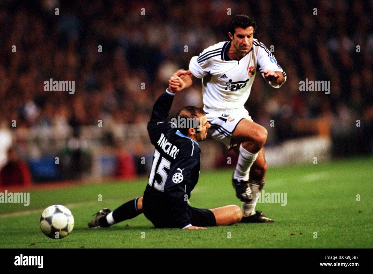 Soccer uefa champions league stage group lazio real madrid hi-res stock ...